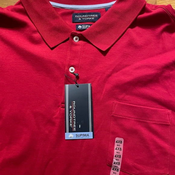 Roundtree & Yorke | Shirts | Mens 4xb Polo Shirt | Poshmark